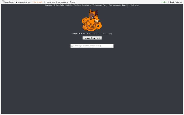 Chu Counter Dragoncat ― Perchance Generator