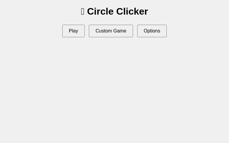 🎯 Circle Clicker ― Perchance Generator