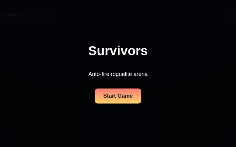 Survivors — Polished Demo ― Perchance Generator