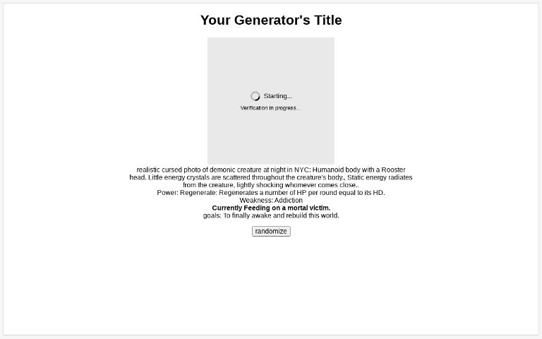 city bestial demon ― Perchance Generator