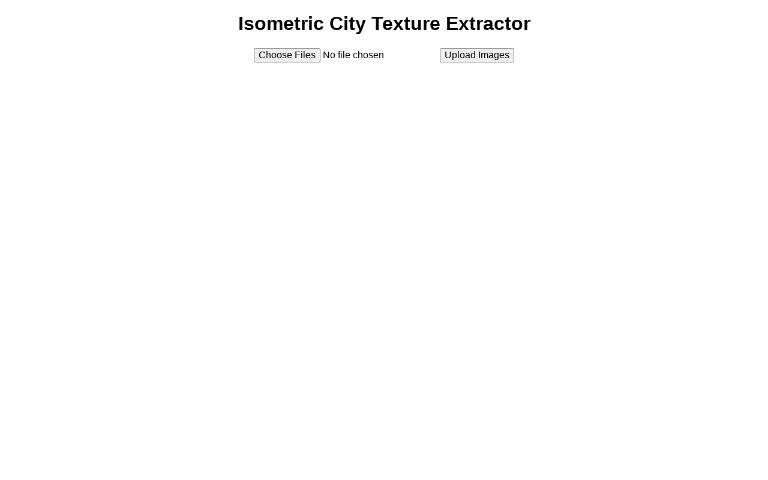 Isometric City Texture Extractor ― Perchance Generator
