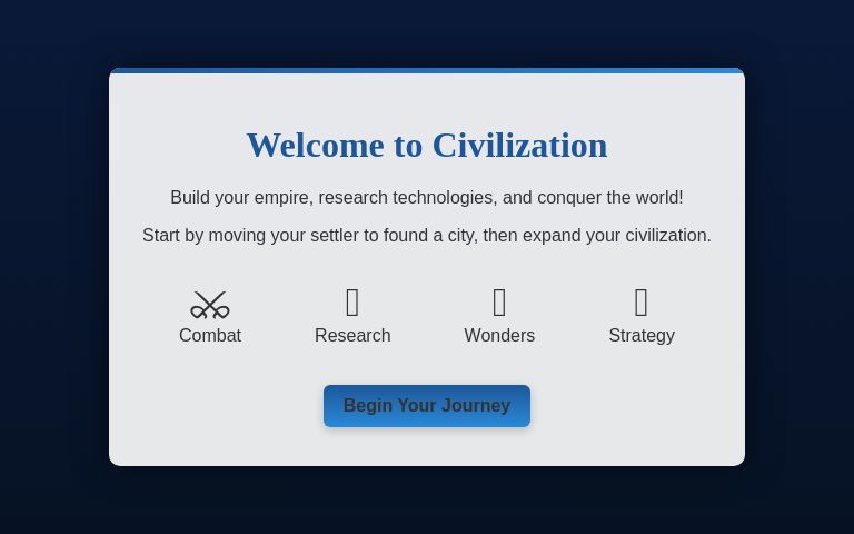 Welcome to Civilization ― Perchance Generator