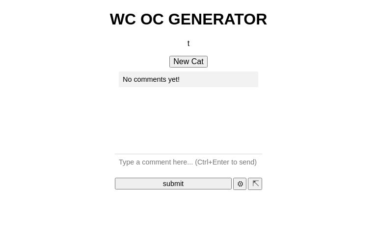 WC OC GENERATOR
