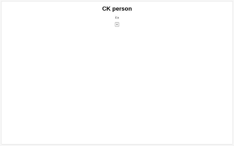 CK person ― Perchance Generator