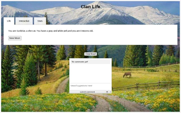 Clan Life ― Perchance Generator