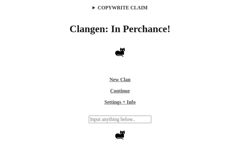 Clangen: In Perchance! ― Perchance Generator