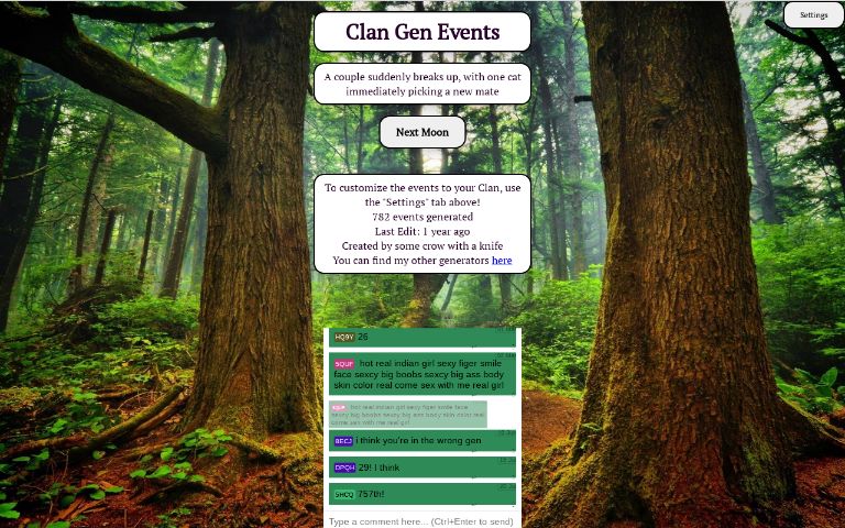 Clan Gen Events