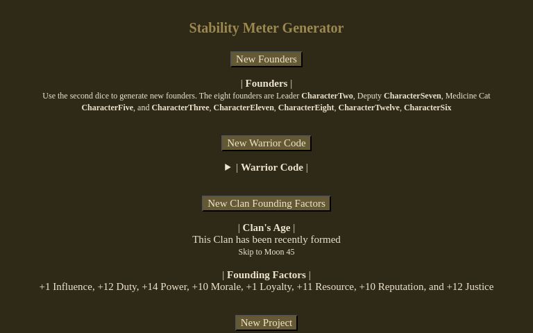 ClanGen Stability Meter Generator