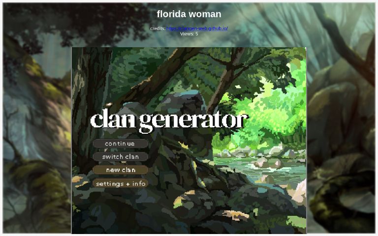 florida woman ― Perchance Generator