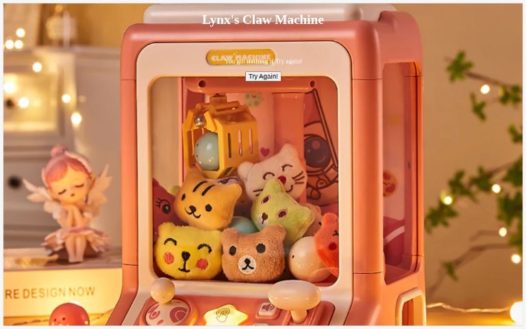 Lynx's Claw Machine ― Perchance Generator