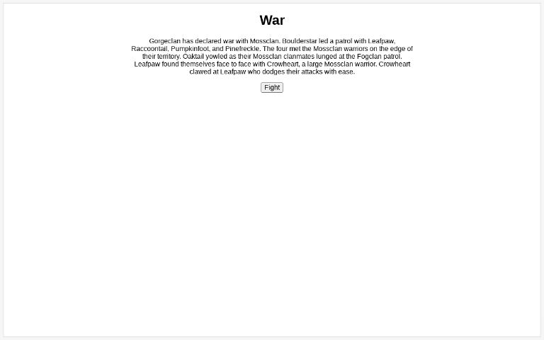 War ― Perchance Generator