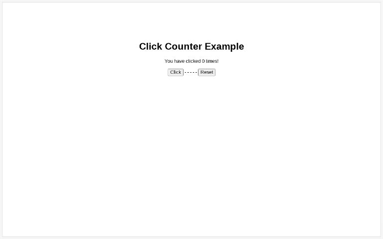 Click Counter Example ― Perchance Generator