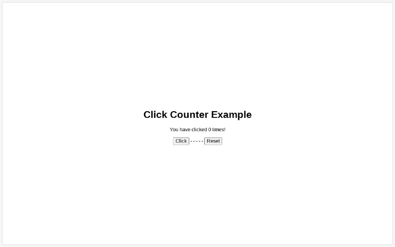 Click Counter Example ― Perchance Generator
