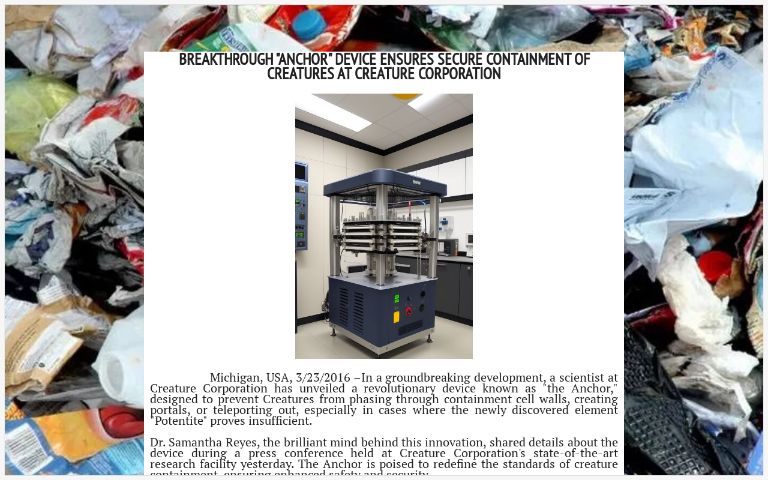 Newspaper 8 ― Perchance Generator