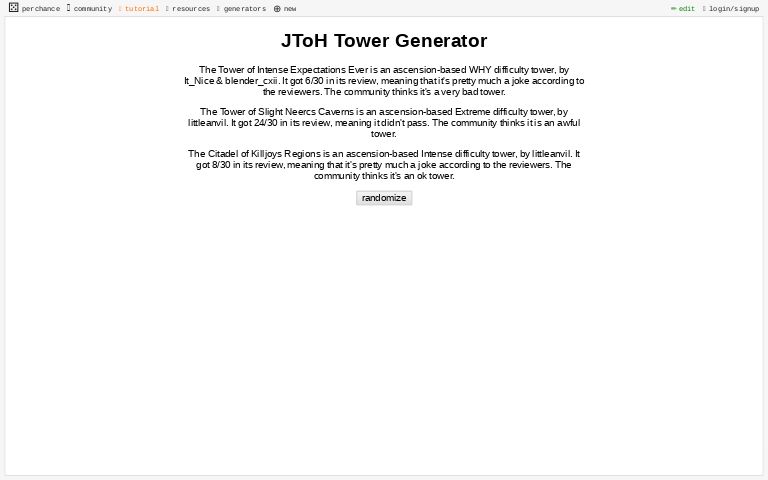 JToH Tower Generator