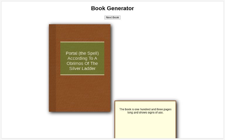 Book Generator