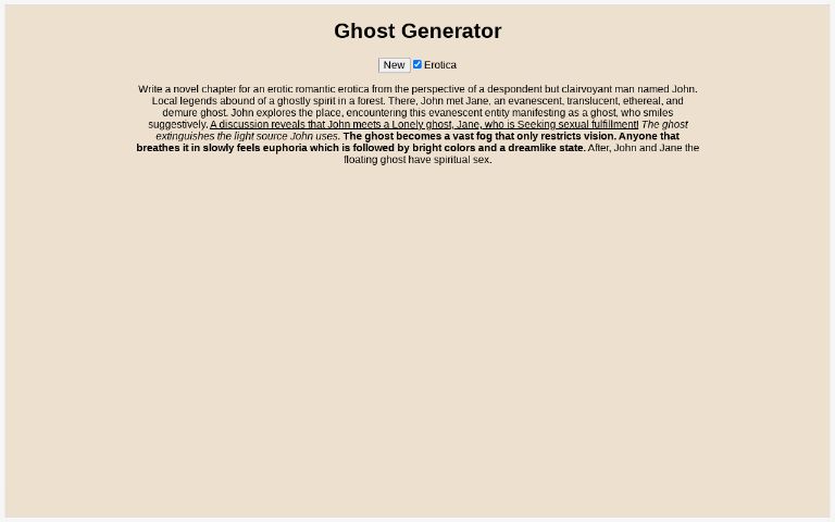 Ghost Generator