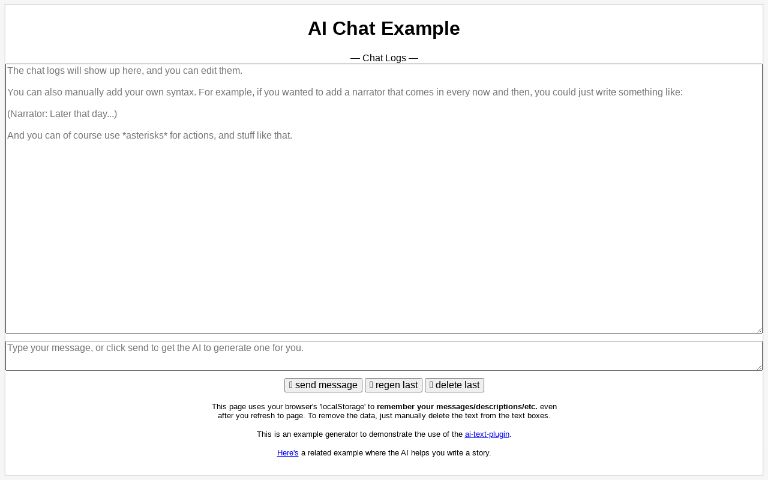AI Chat Example
