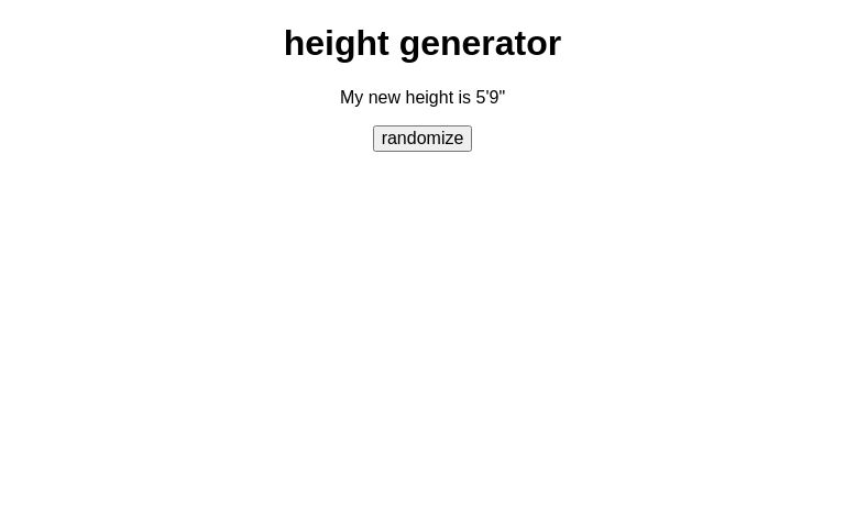 height generator