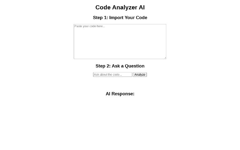 Code Analyzer AI ― Perchance Generator
