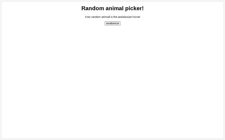 Random animal picker! ― Perchance Generator