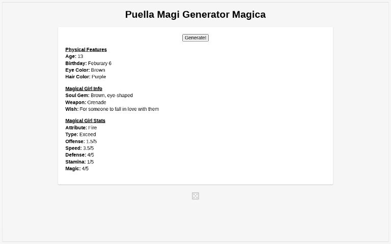 cola-touhou ― Perchance Generator