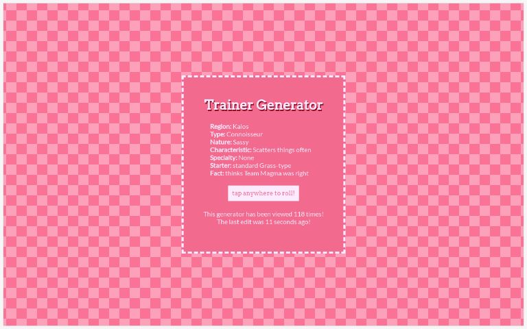 Trainer Generator