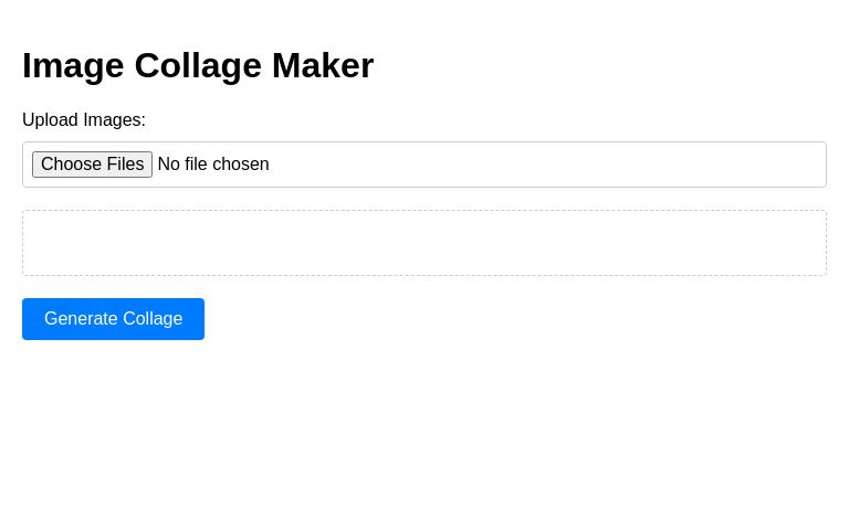 Image Collage Maker ― Perchance Generator