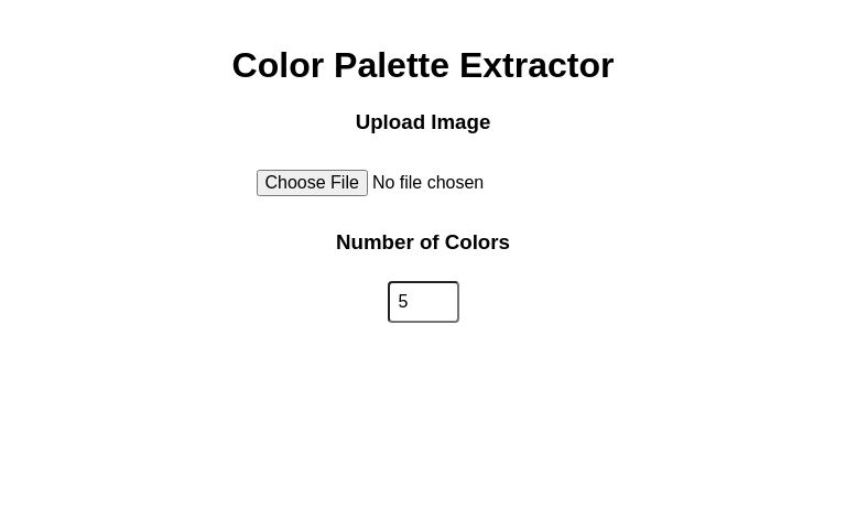 Color Palette Extractor ― Perchance Generator