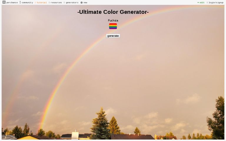 -Ultimate Color Generator-