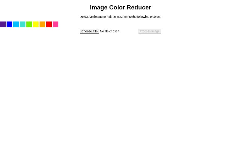 Image Color Reducer ― Perchance Generator