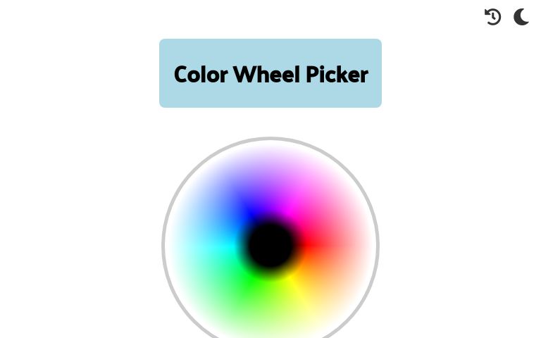 Color Wheel Picker ― Perchance Generator