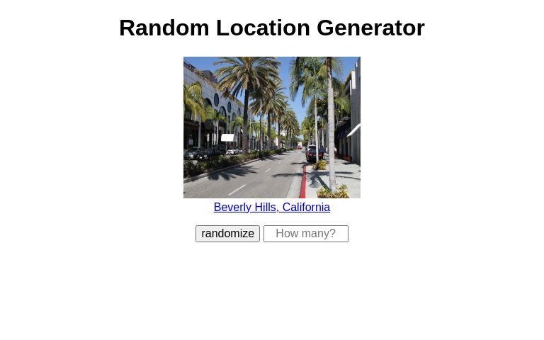Random Location Generator