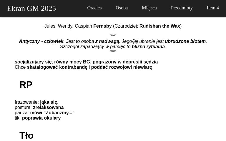 Ultimate NPC ― Perchance Generator