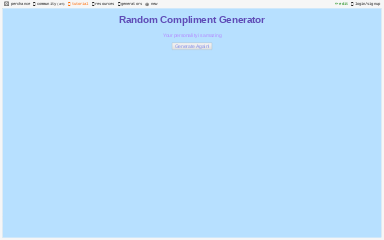 Random Compliment Generator