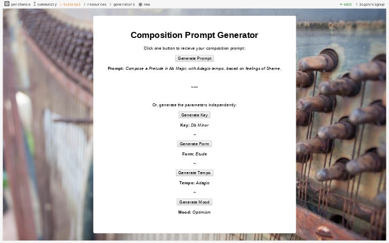 Composition Prompt Generator