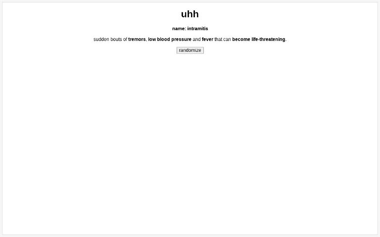 uhh ― Perchance Generator