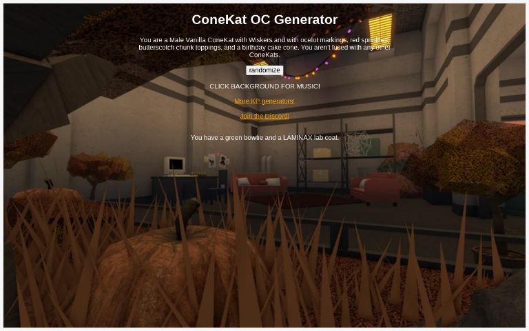 ConeKat OC Generator