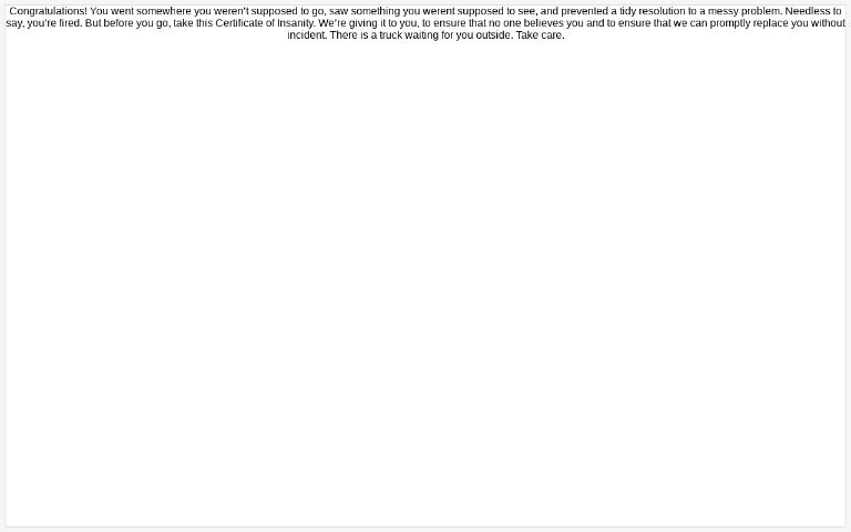 Congratulations You Went Somewhere You Werent Supposed To Go ― Perchance Generator