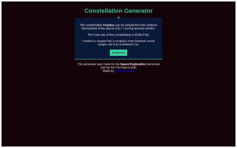 Constellation Generator