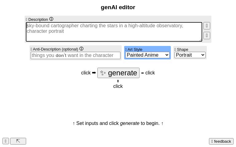 style editor ― Perchance Generator