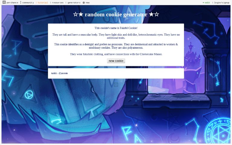 Randomcookiegenerator