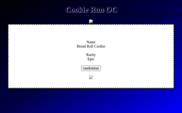 Cookie Run OC ― Perchance Generator