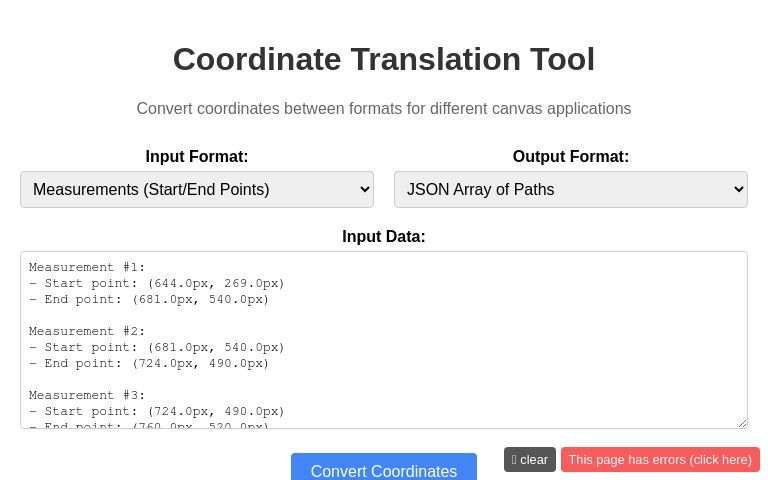 Coordinate Translation Tool ― Perchance Generator