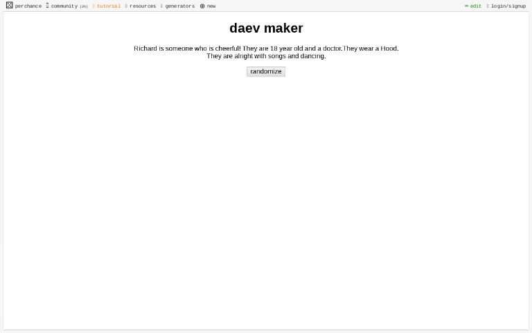 copy-of-daevmaker ― Perchance Generator
