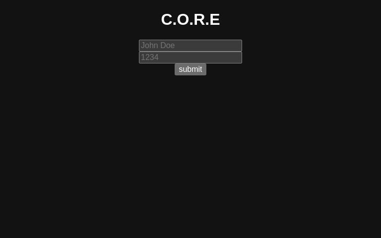 C.O.R.E ― Perchance Generator