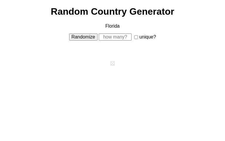 Random Country Generator