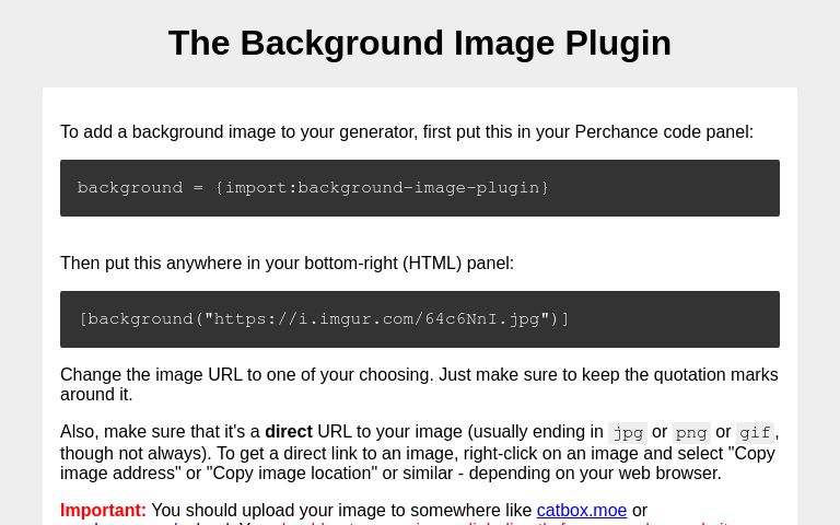 The Background Image Plugin
