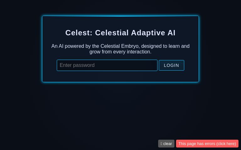 Celest: Celestial Adaptive AI ― Perchance Generator
