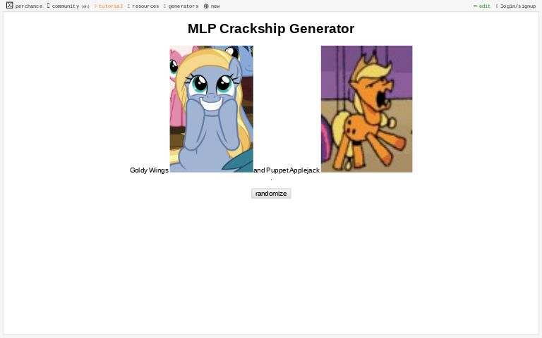 MLP Crackship Generator